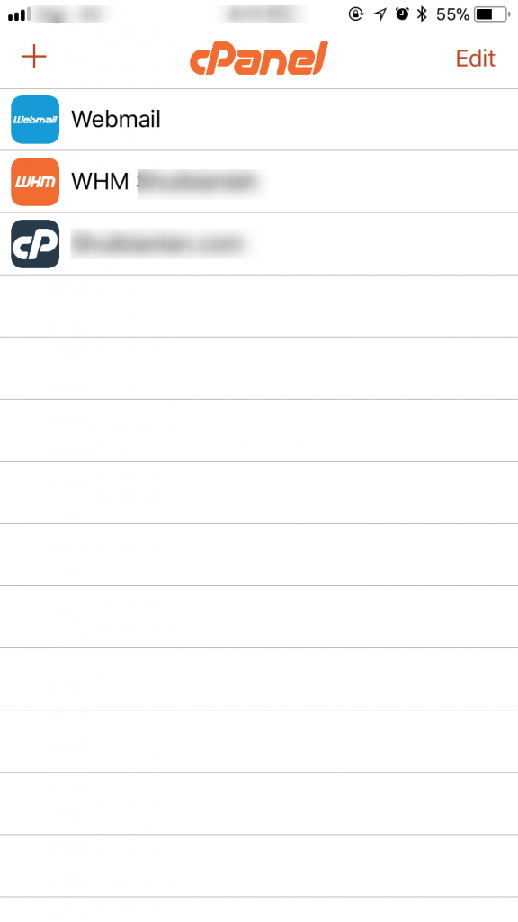 Connect to cPanel/Webmail/WHM via cPanel app (iOS) - Mondoze Cloud