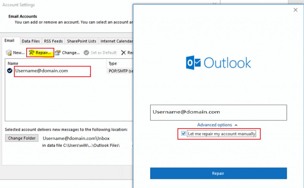 How to setup email account in Microsoft Outlook 2016 - Mondoze Cloud