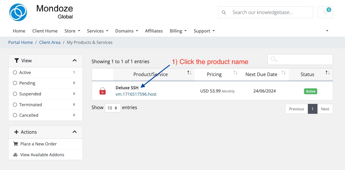 How to Find Your Port Numbers For Residential IP Linux VPS - Mondoze ...